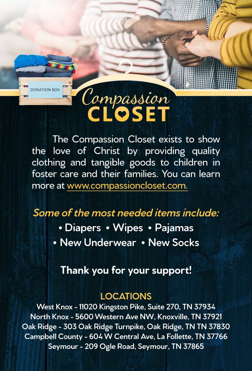 Media - Compassion Closet